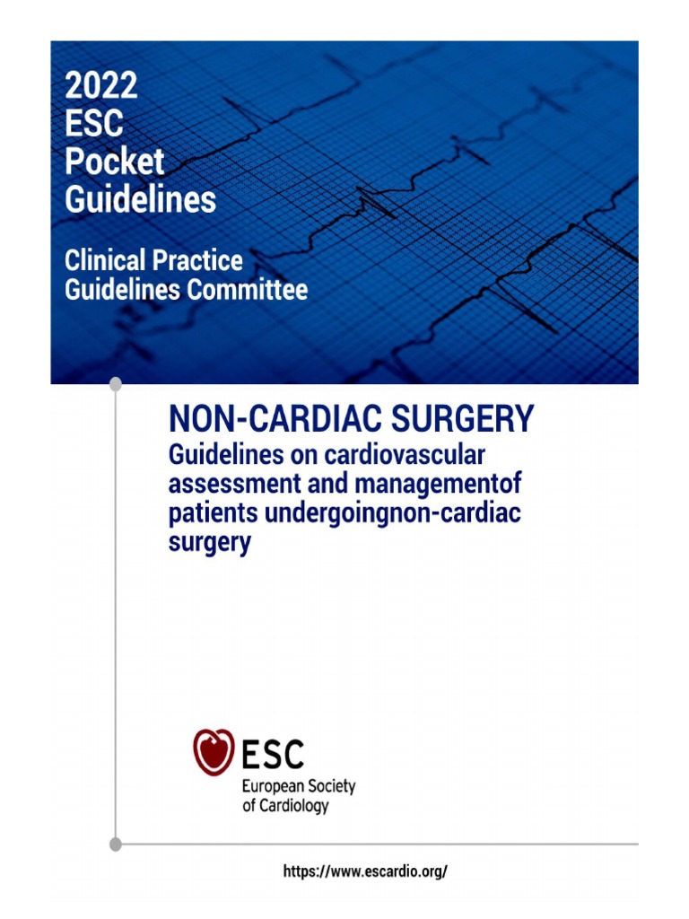 2022 ESC Guidelines: Non-Cardiac Surgery | PDF | Percutaneous Coronary ...