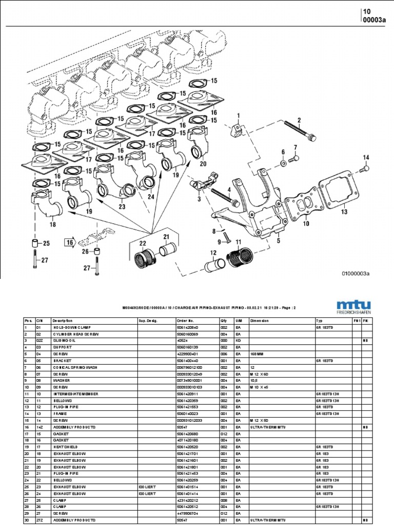 08 Charge Air - Exhaust Piping | PDF | Machines | Joining