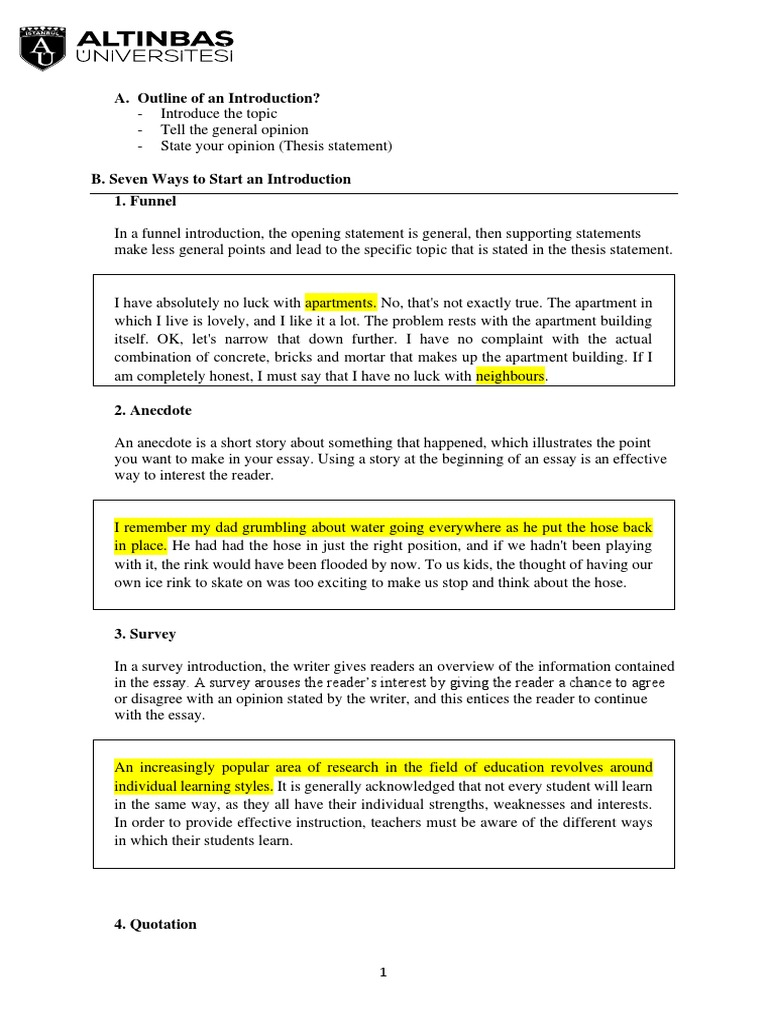 2-How To Write An Introduction | PDF | Essays | Test Of English As A ...