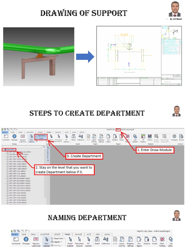 E3D - Drawing of Support | PDF