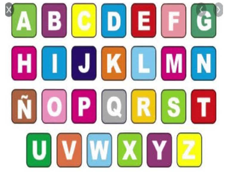 Abecedario Colores Mayusculas | PDF