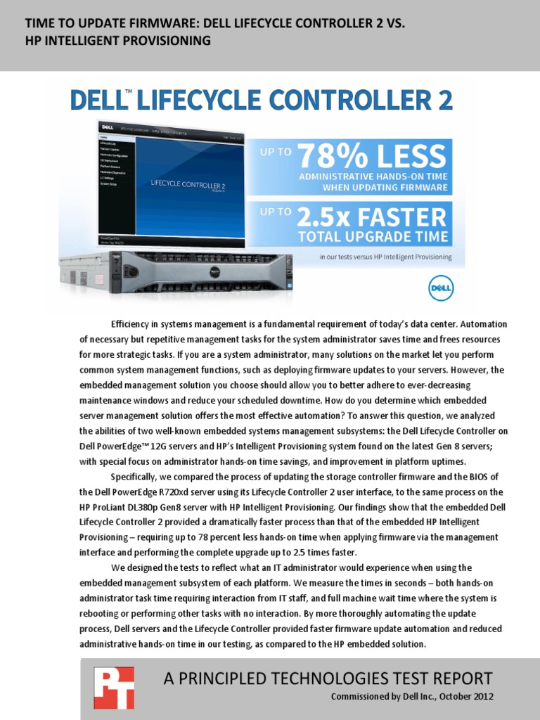 Dell Lifecycle Controller2 1012 | PDF | Product Lifecycle | Server ...