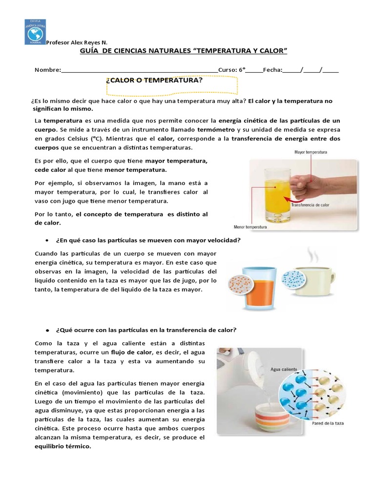 6°-Básico Ciencias Recursos | PDF | Energía renovable | Calor