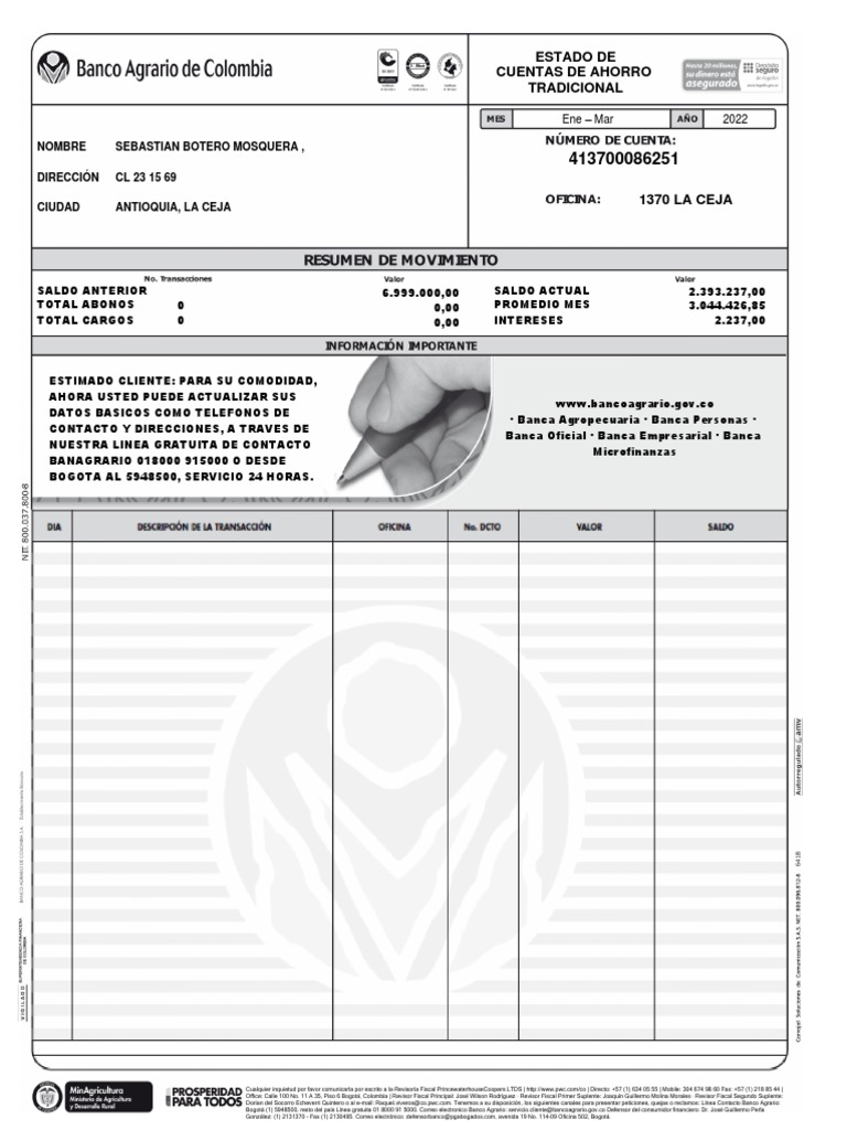 Accounts Extract Report | PDF