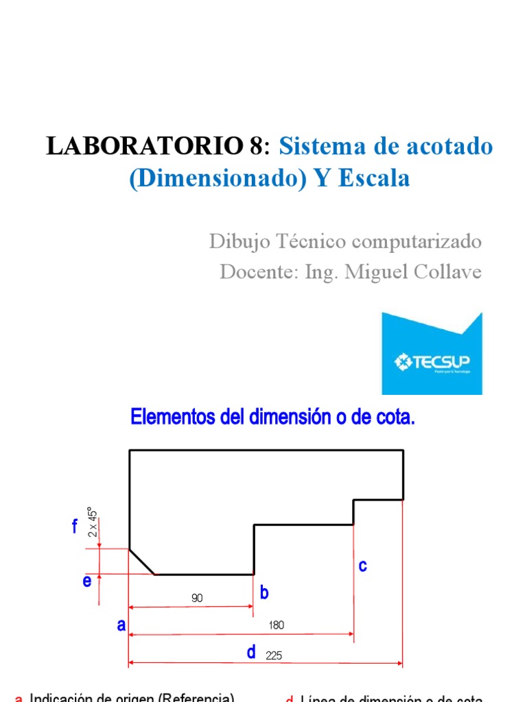 Sistema de Acotado en Dibujo Técnico | PDF | Diámetro
