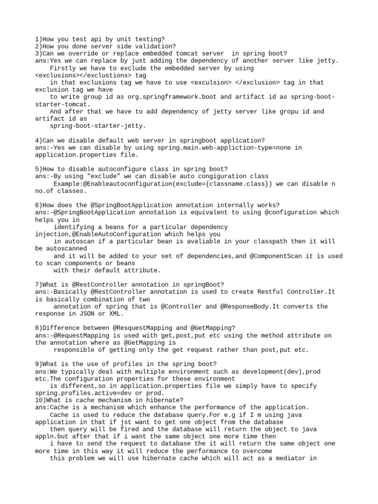 Interview Questions Pdf Method Computer Programming Class Computer Programming 