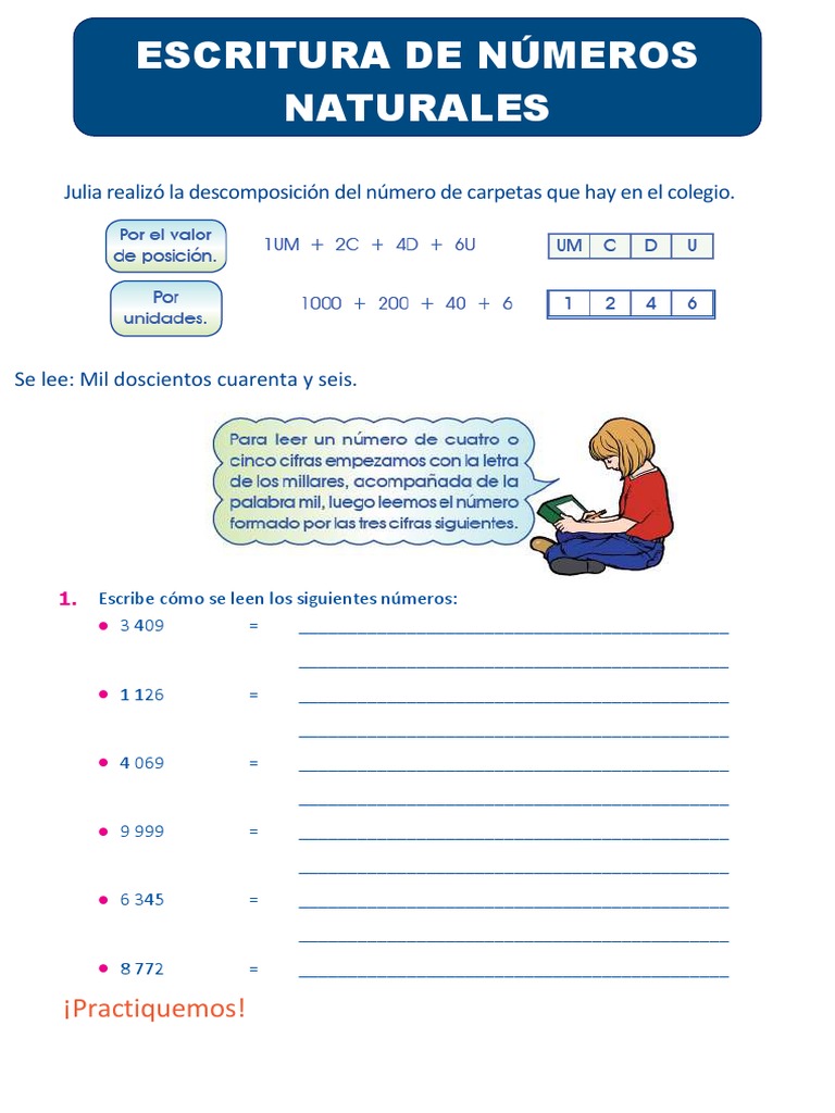 Ficha de Tercer Grado | PDF