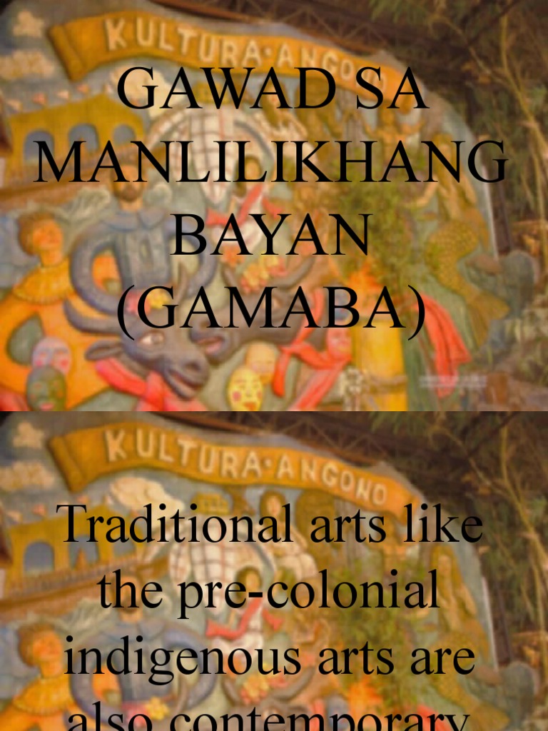 GAMABA | PDF | Folk Art | Philippines