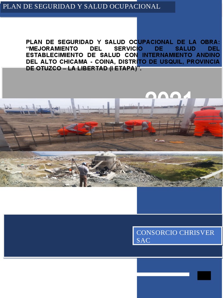 Plan de Seguridad y Salud Ocupacional - OTUZCO | PDF | Seguridad y salud ocupacional | Ciencias ...