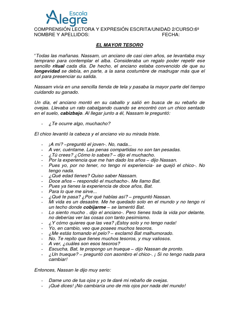 El Mayor Tesoro | PDF