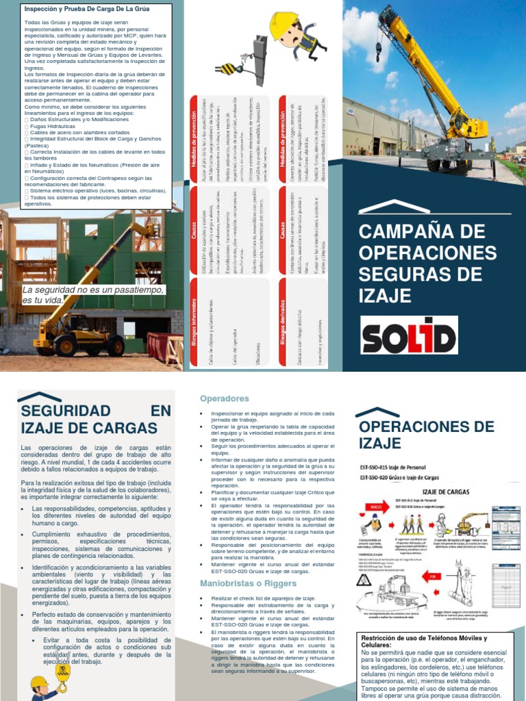 Campaña de Operaciones de Izaje 1 | PDF | Teléfonos móviles | Neumático