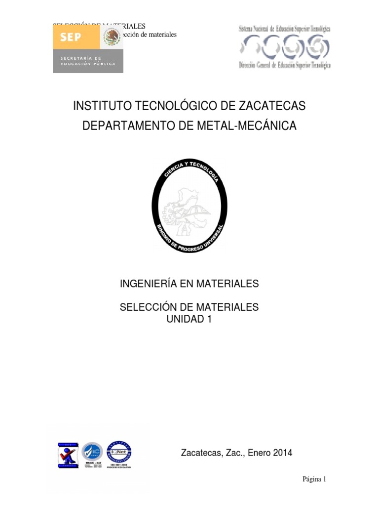 UNIDAD I Procesos de Seleccion de Materiales | PDF | Diseño | El plastico