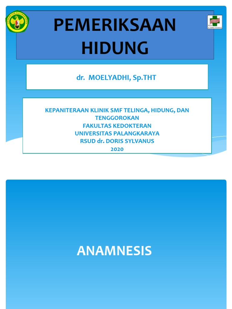 Pemeriksaan Hidung dan Sinus THT | PDF