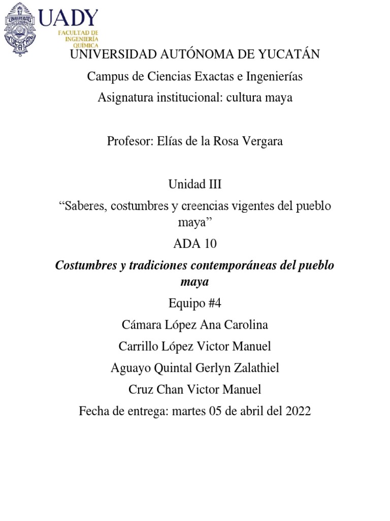 Ceremonia de Pa Puul en Yucatán | PDF | Civilización maya