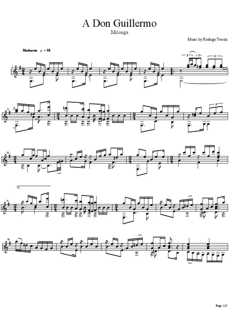 A Don Guillermo | PDF