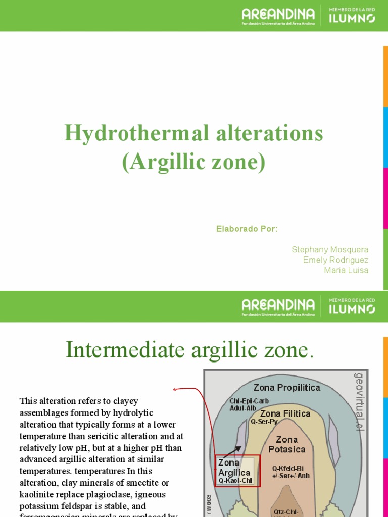 Characterization of Intermediate Argillic Alteration | PDF | Geology ...