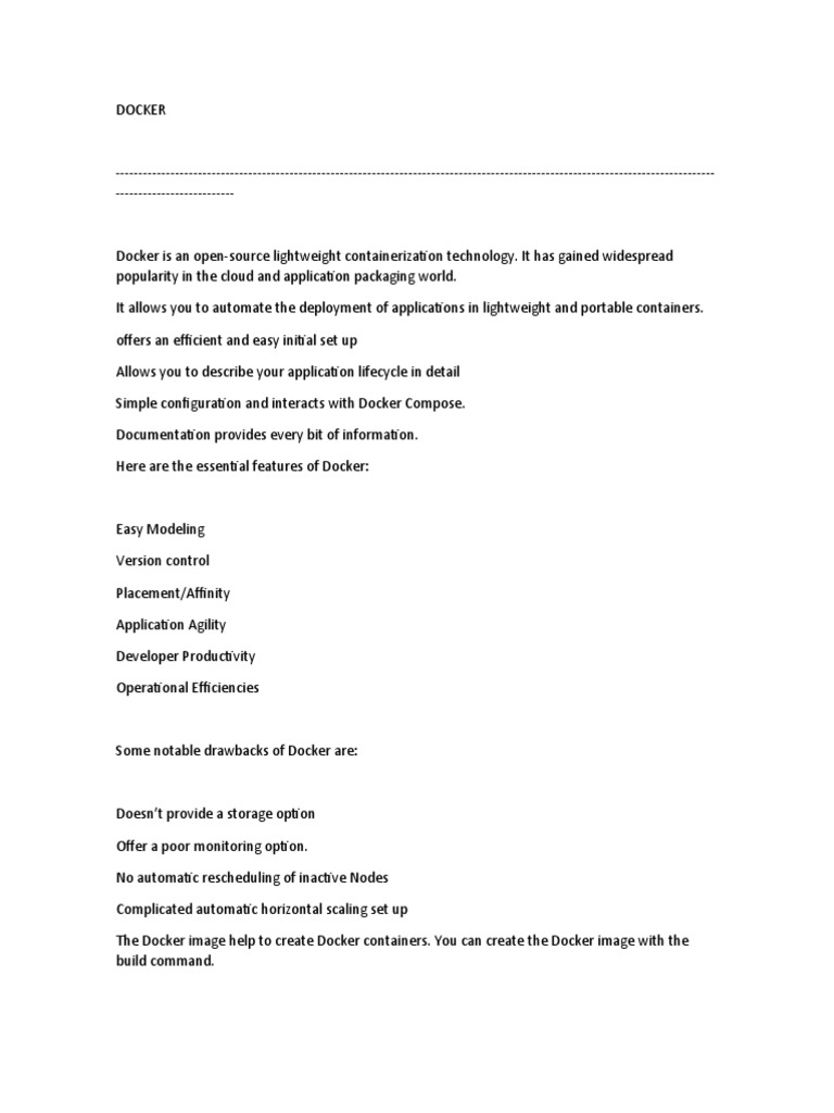 Docker Containerization Guide | PDF | Cloud Computing | Software ...