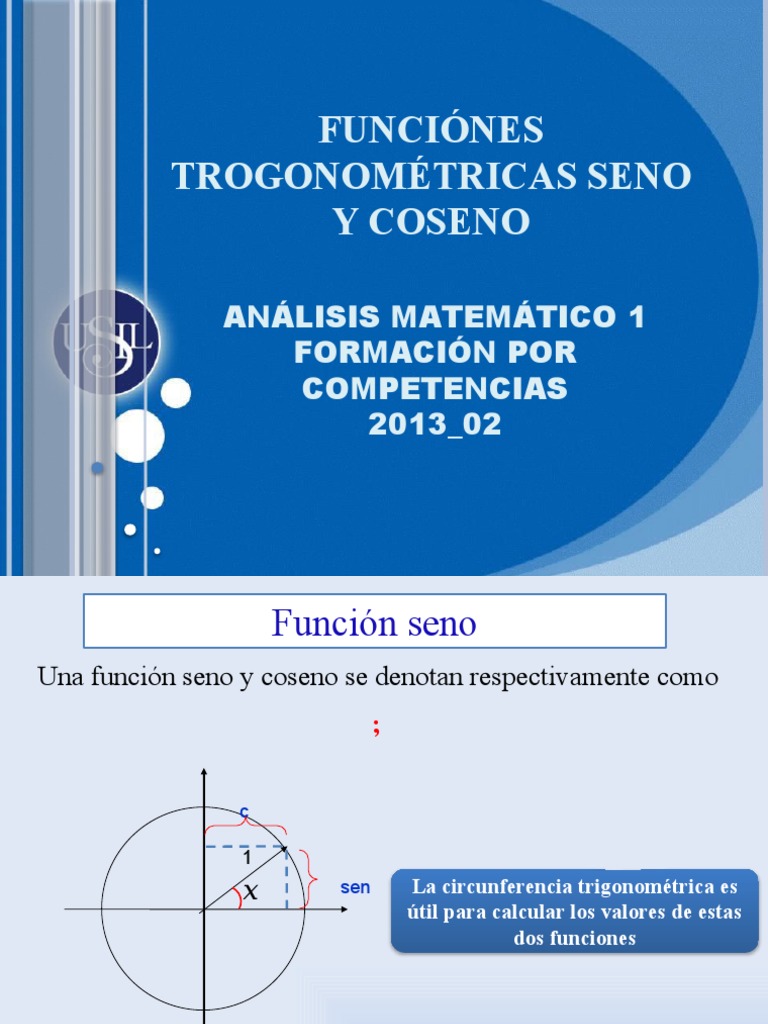 16.Funciones-SENO Y COSENO | PDF | Métodos y materiales de enseñanza ...