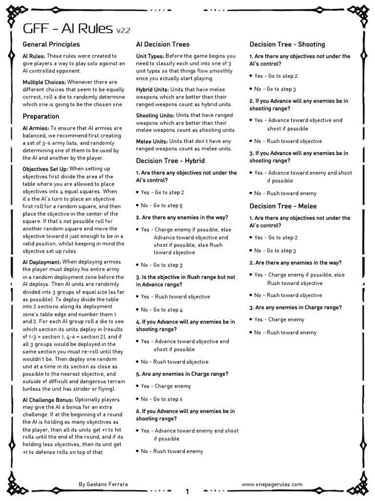 GFF - AI Rules v2.2 | Download Free PDF | Artificial Intelligence ...