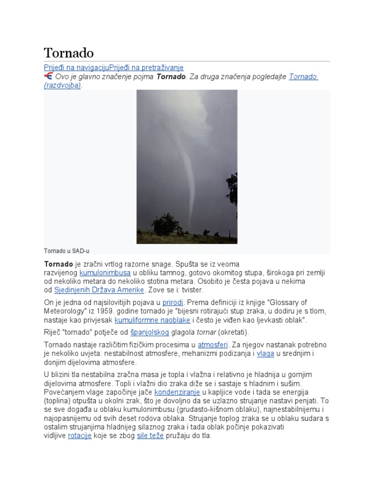 Tornado | PDF