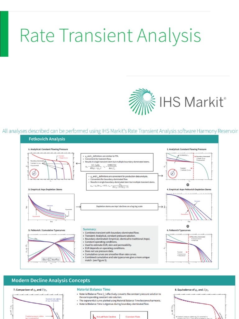 Rate Transient Analysis | PDF
