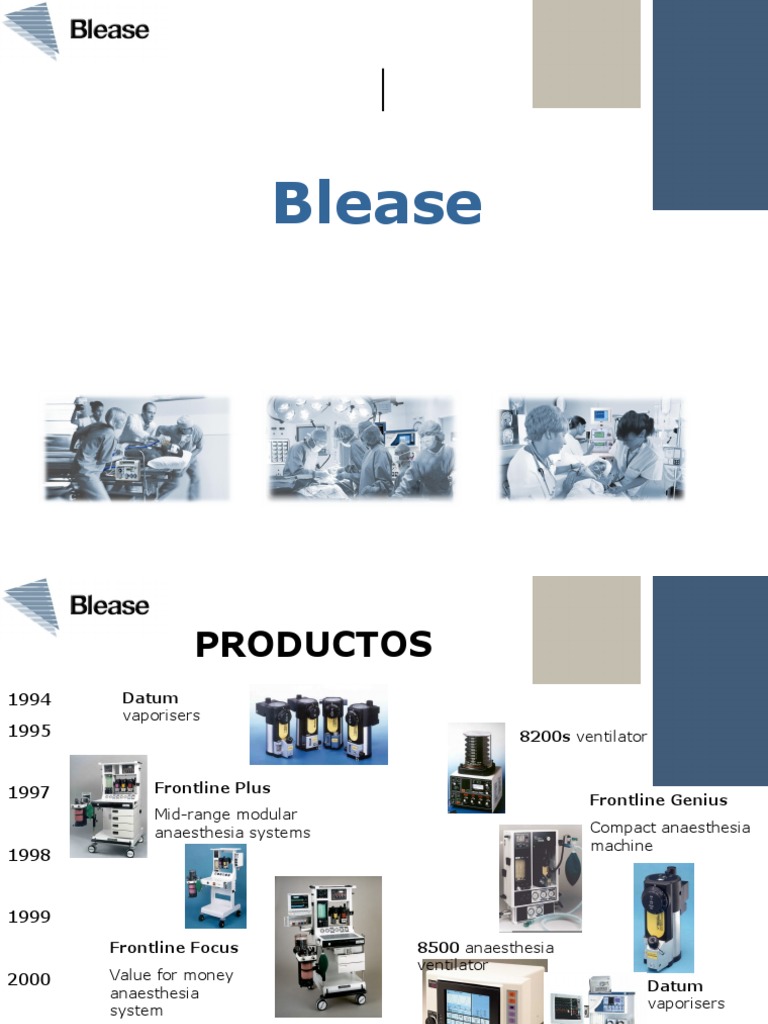 Productos y Calibración Blease | PDF | Calibración | Bienes manufacturados