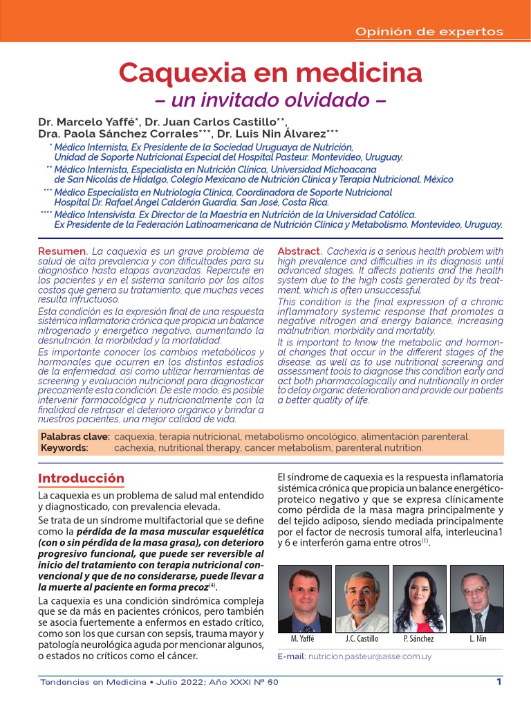 Caquexia | PDF | Lípido | Cáncer