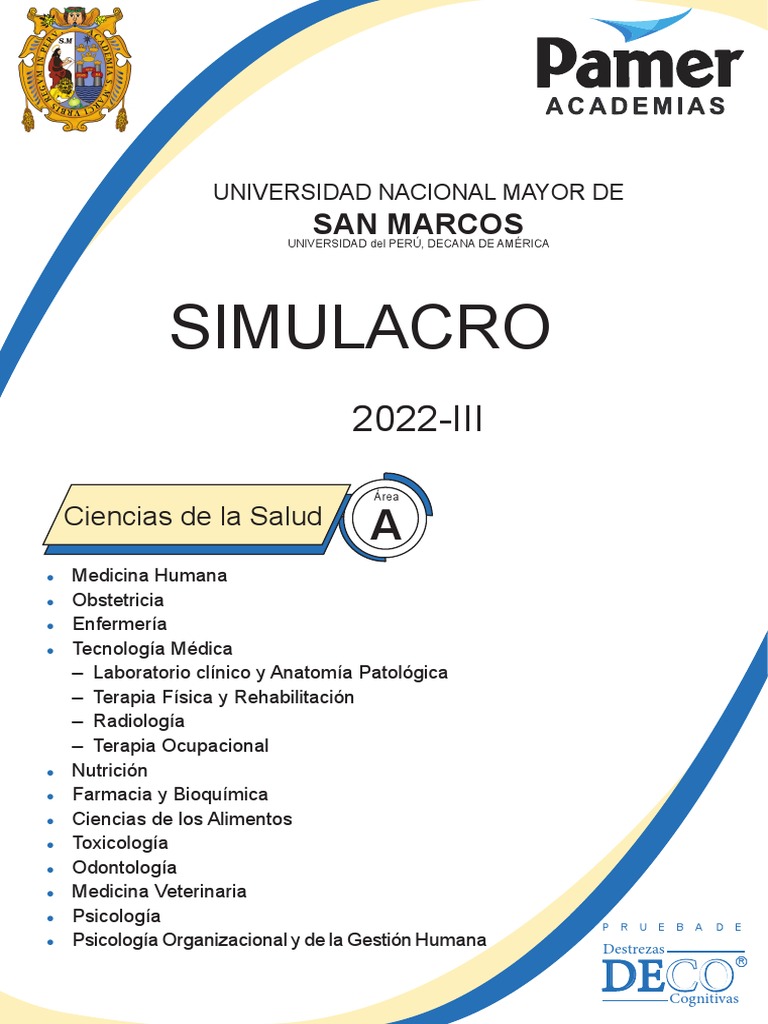Simulacro 7 - Area A | PDF