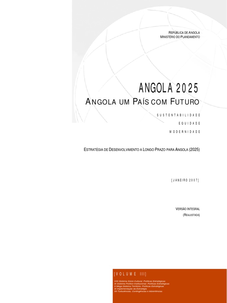 Min Fin 033819 | PDF | Angola | Sustentabilidade