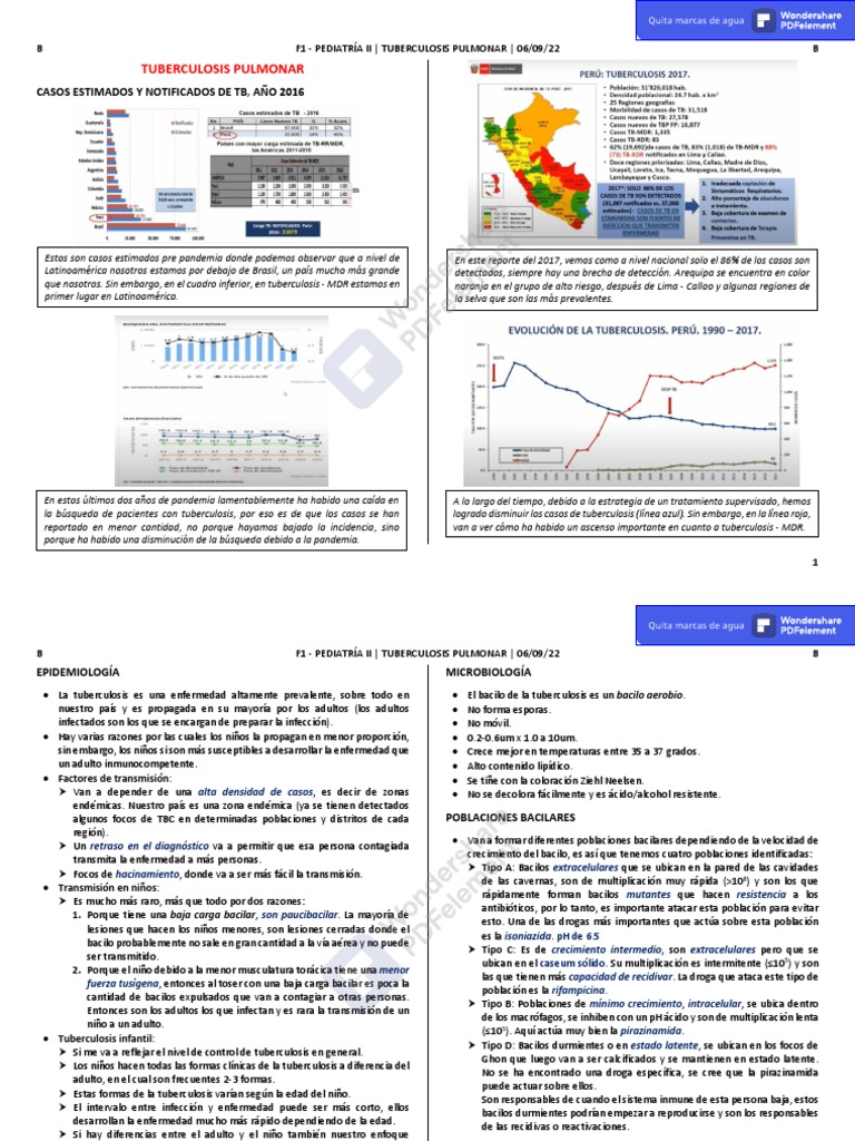 Todo Pedi Ii F2 | PDF | Tuberculosis | Diagnostico medico