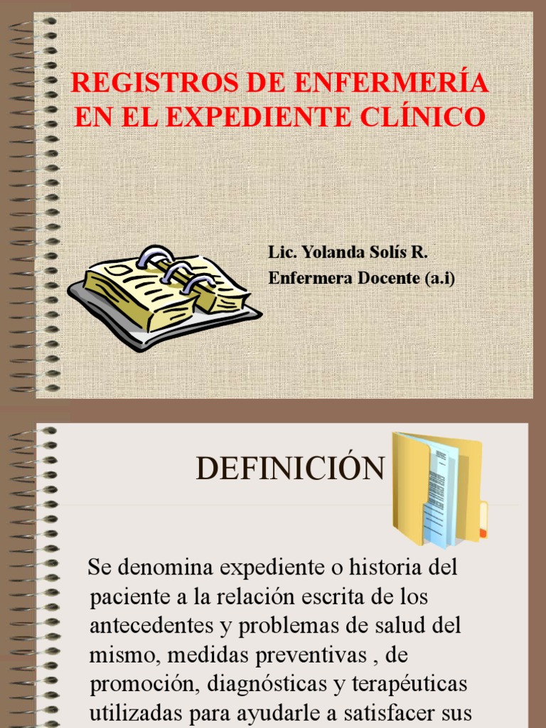 Expediente Clínico | PDF | Medicamentos con receta | Enfermería