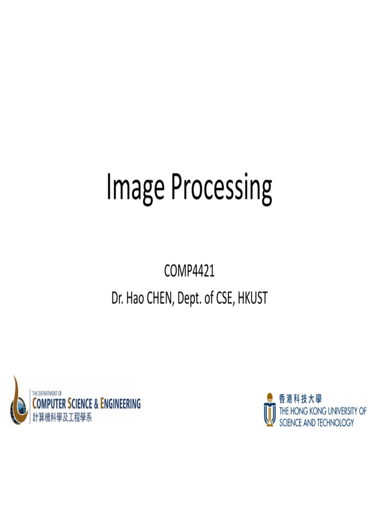 Lec1 Introduction | Download Free PDF | Computer Vision | Data Compression