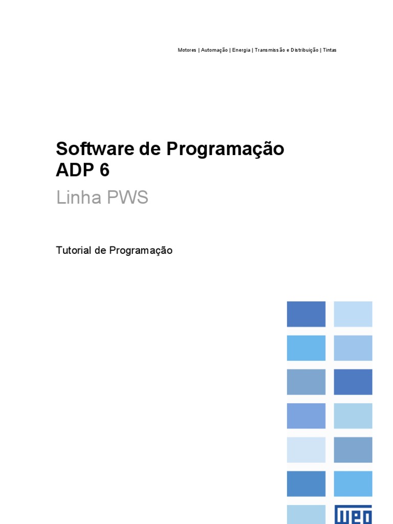 WEG Tutorial Software Adp6 1.0 Manual English | PDF | Macro (Ciência da ...