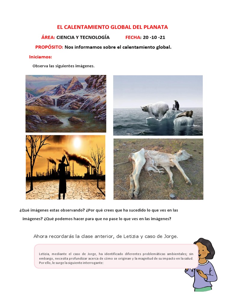 Impacto del Calentamiento Global | PDF | Cambio climático | Gases de ...