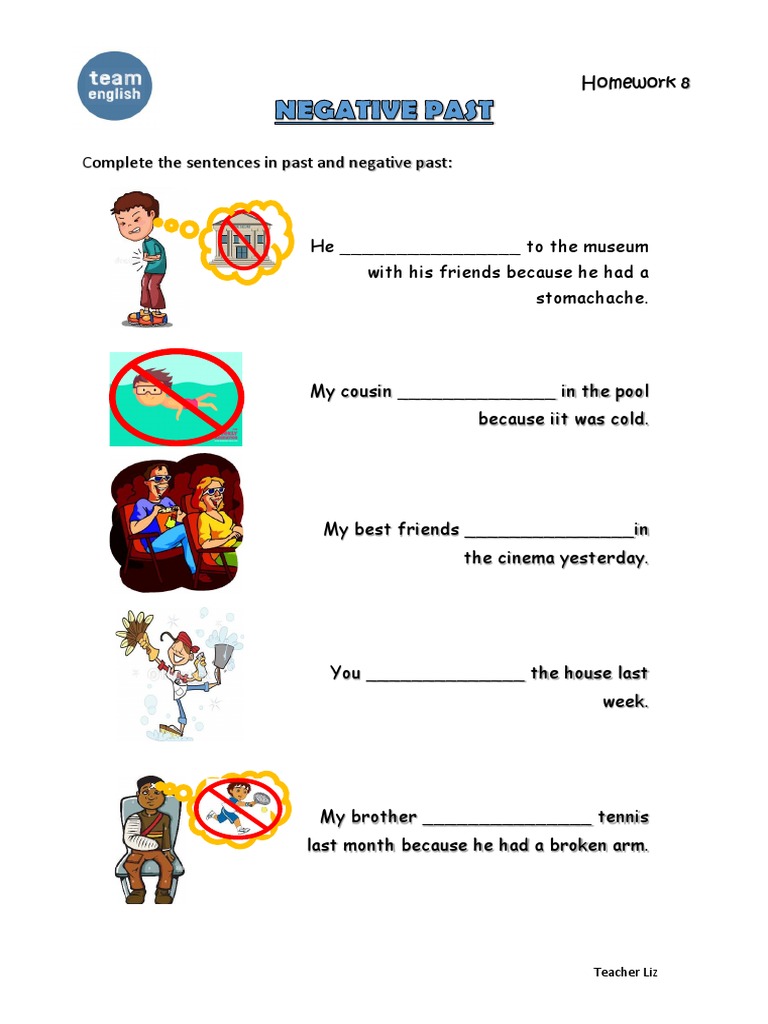 8 Negative Past | PDF