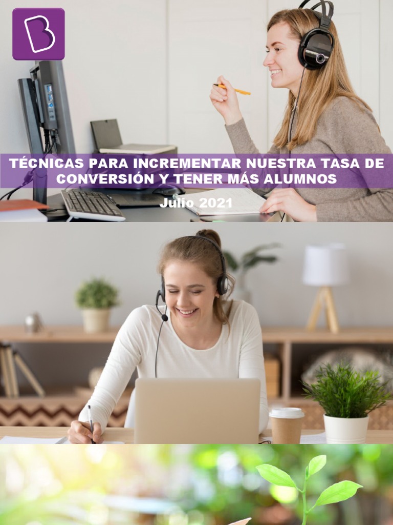Técnicas para Incrementar Nuestra Tasa de Conversión y Tener Más Alumnos 2021 | PDF | Ciencia ...