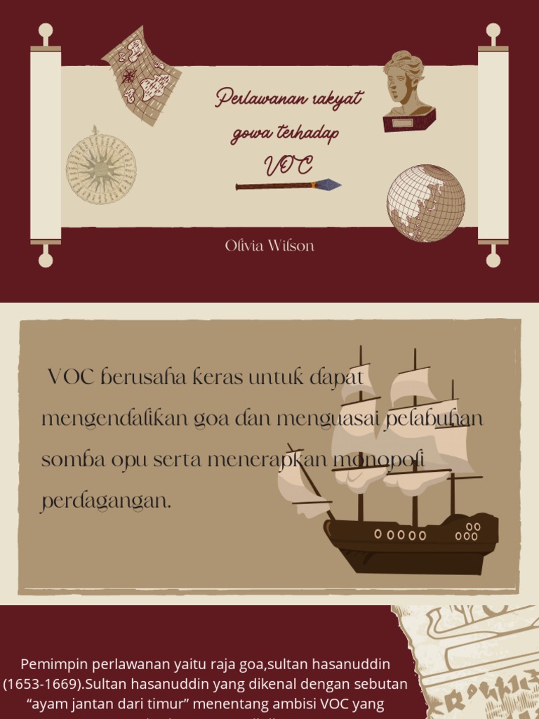 PERLAWANAN RAKYAT GOWA TERHADAP MONOPOLI VOC | PDF