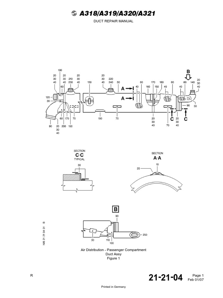 @ A318/A319/A320/A321: Duct Repair Manual | PDF | Civil Aircraft | Aircraft
