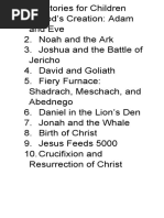 101 Favorite Stories From The Bible | PDF