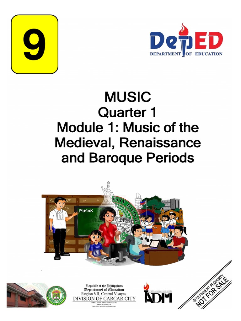 Music9 Q1 Module 1 Wk1 and 2 v.01 CC 1 | PDF | Gregorian Chant ... Music9 Q1 Module 1 Wk1 and 2 v.01 CC 1 | PDF | Gregorian Chant ...