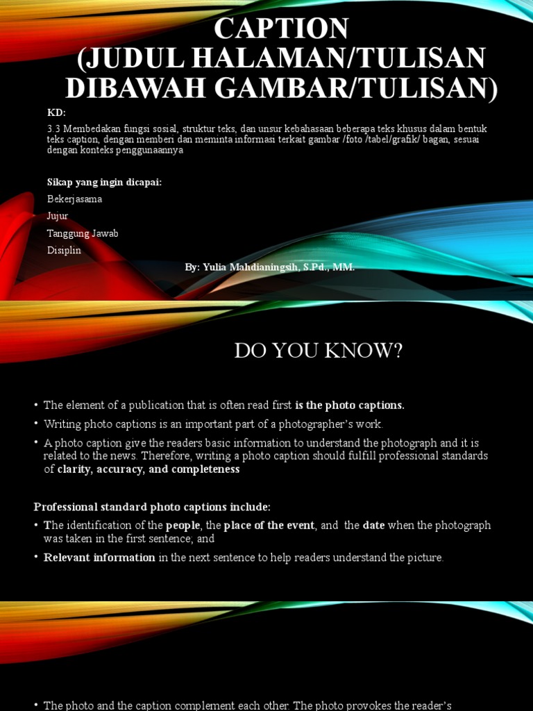 Bab 3 Caption | PDF | Human Communication | Cognition