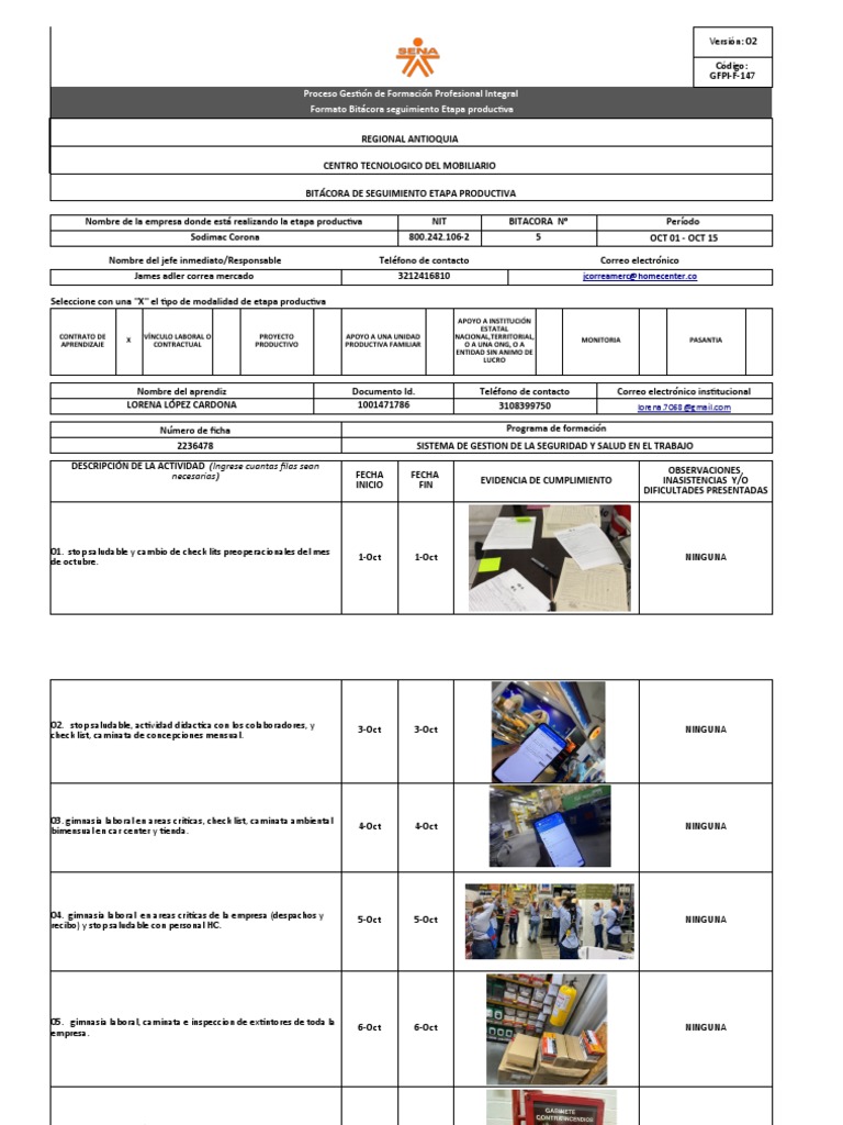 Bitácora # 5 Actualizada | PDF | Economias | Business