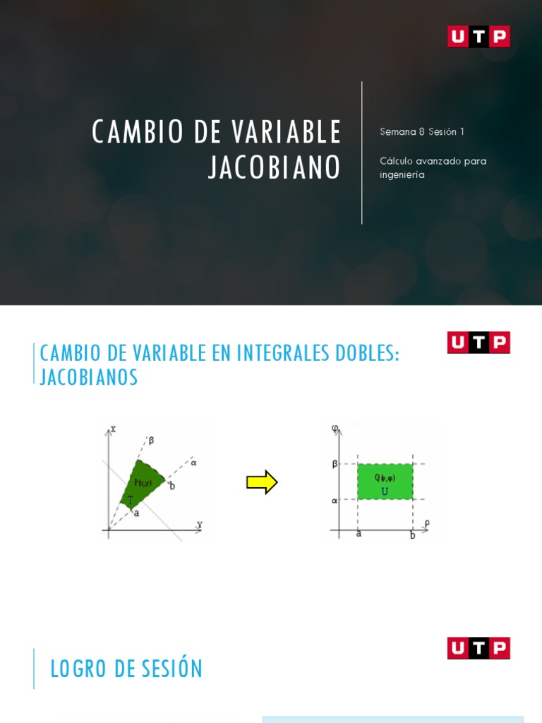 Cambio de Variable en Integrales Dobles | PDF | Integral | Álgebra