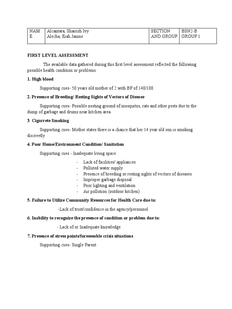 CHN Family NCP | PDF