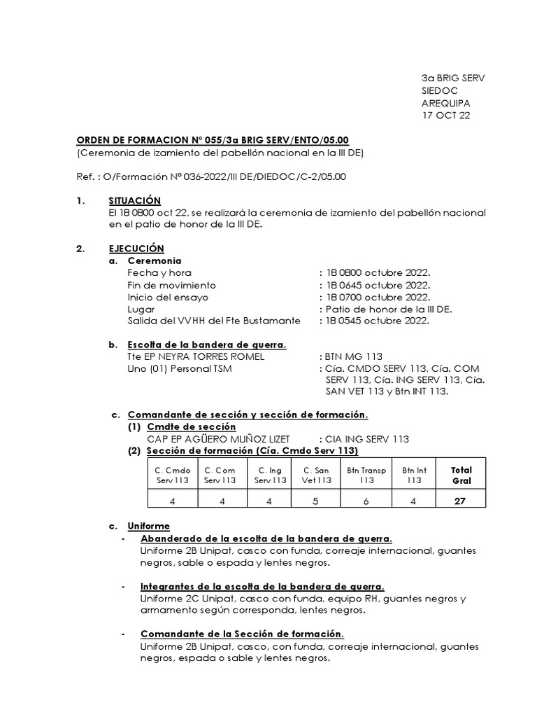 Of 055 Izam PN - III de | PDF | Guerra