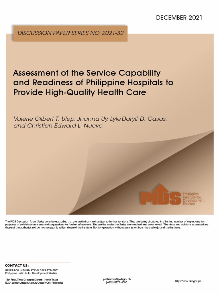 Pidsdps 2132 | PDF | Health Care | Hospital