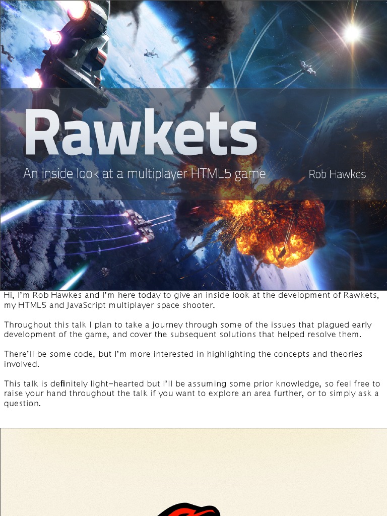 Rawkets: An Inside Look at A Multiplayer HTML5 Game | PDF | Lag | Json