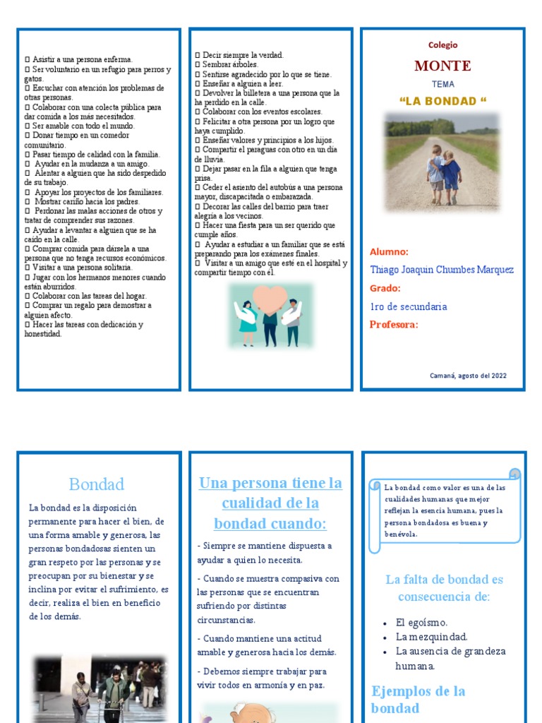 Triptico de La Bondad | PDF