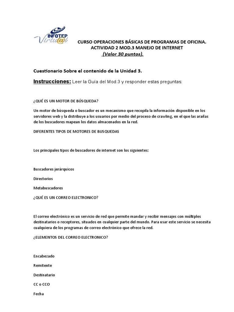 Actividad 2 Mod.3 (Completada) | PDF | Informática | ciberespacio