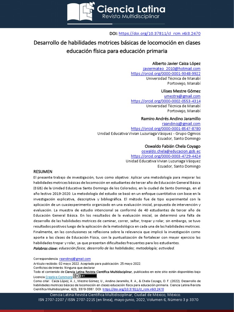 2470-Texto del artículo-9807-1-10-20220706 | PDF | Método de enseñanza ...